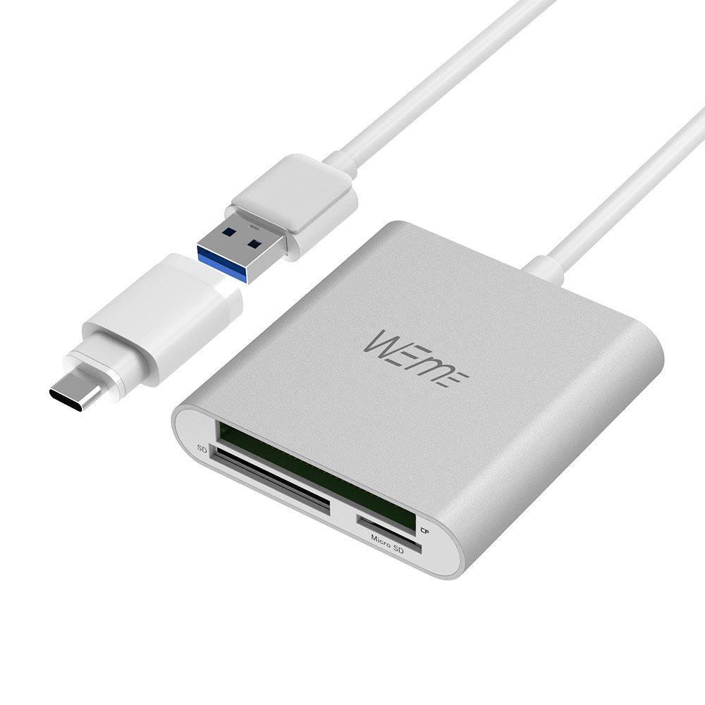 Compact Flash CF Card Reader WEme Aluminum Multi in 1 USB 3 0 Micro SD Compact Flash CF Card Reader WEme Aluminum Multi in 1 USB 3 0 Micro SD