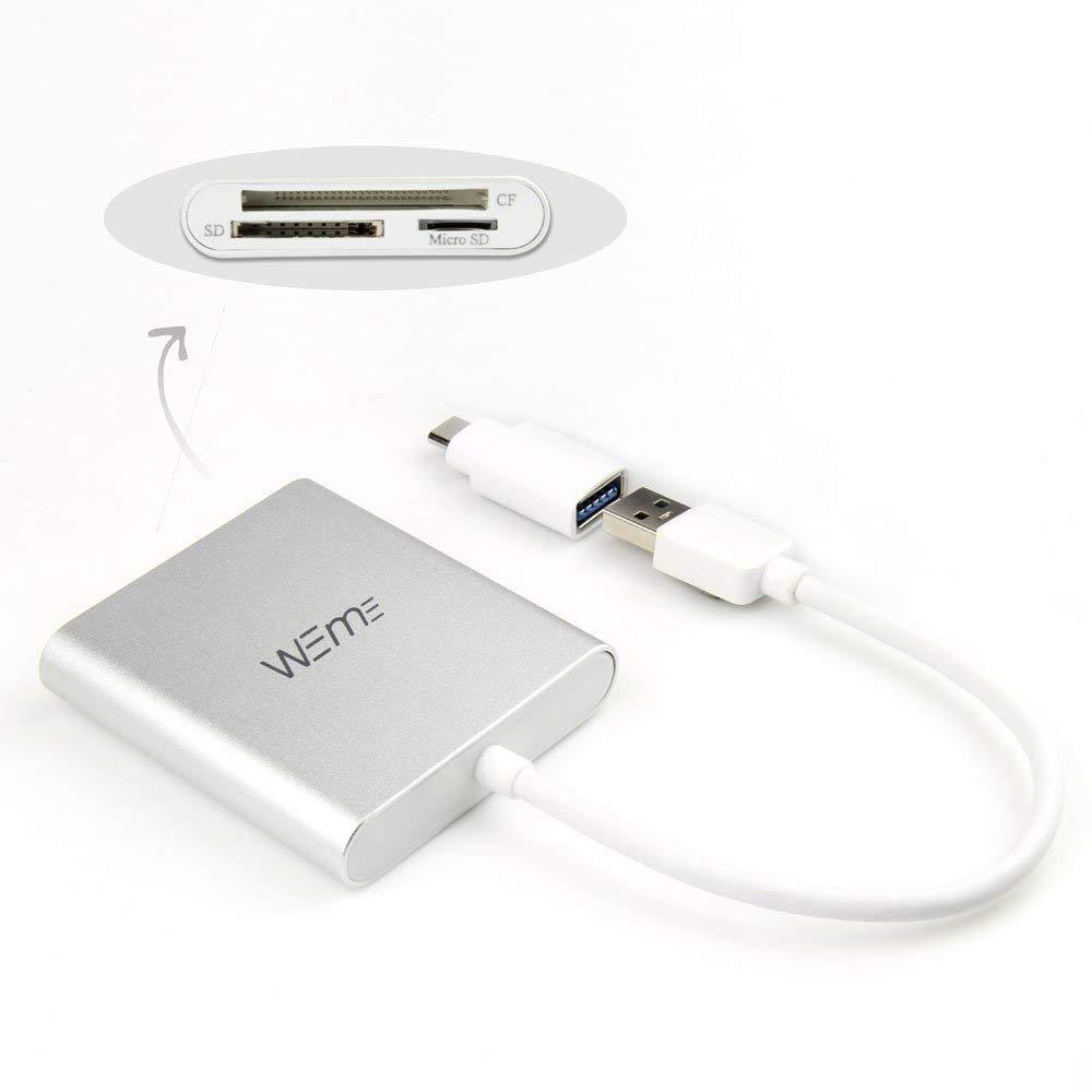 Compact Flash CF Card Reader WEme Aluminum Multi in 1 USB 3 0 Micro SD Compact Flash CF Card Reader WEme Aluminum Multi in 1 USB 3 0 Micro SD